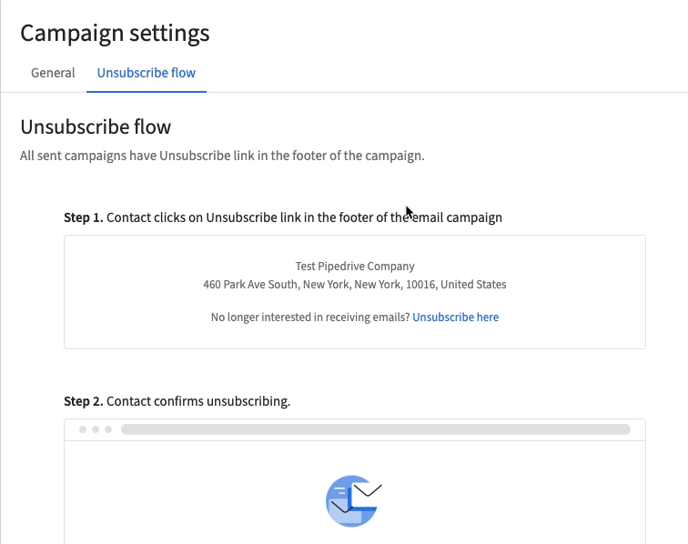 Campaigns: account settings - Knowledge Base | Pipedrive